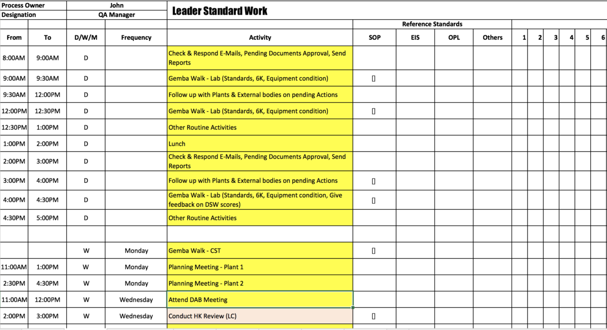 What is Leader Standard Work? - Ribcon